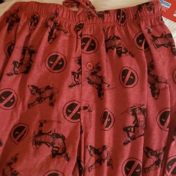 Marvel | Pants | Deadpool Red Pajama Pants | Poshmark